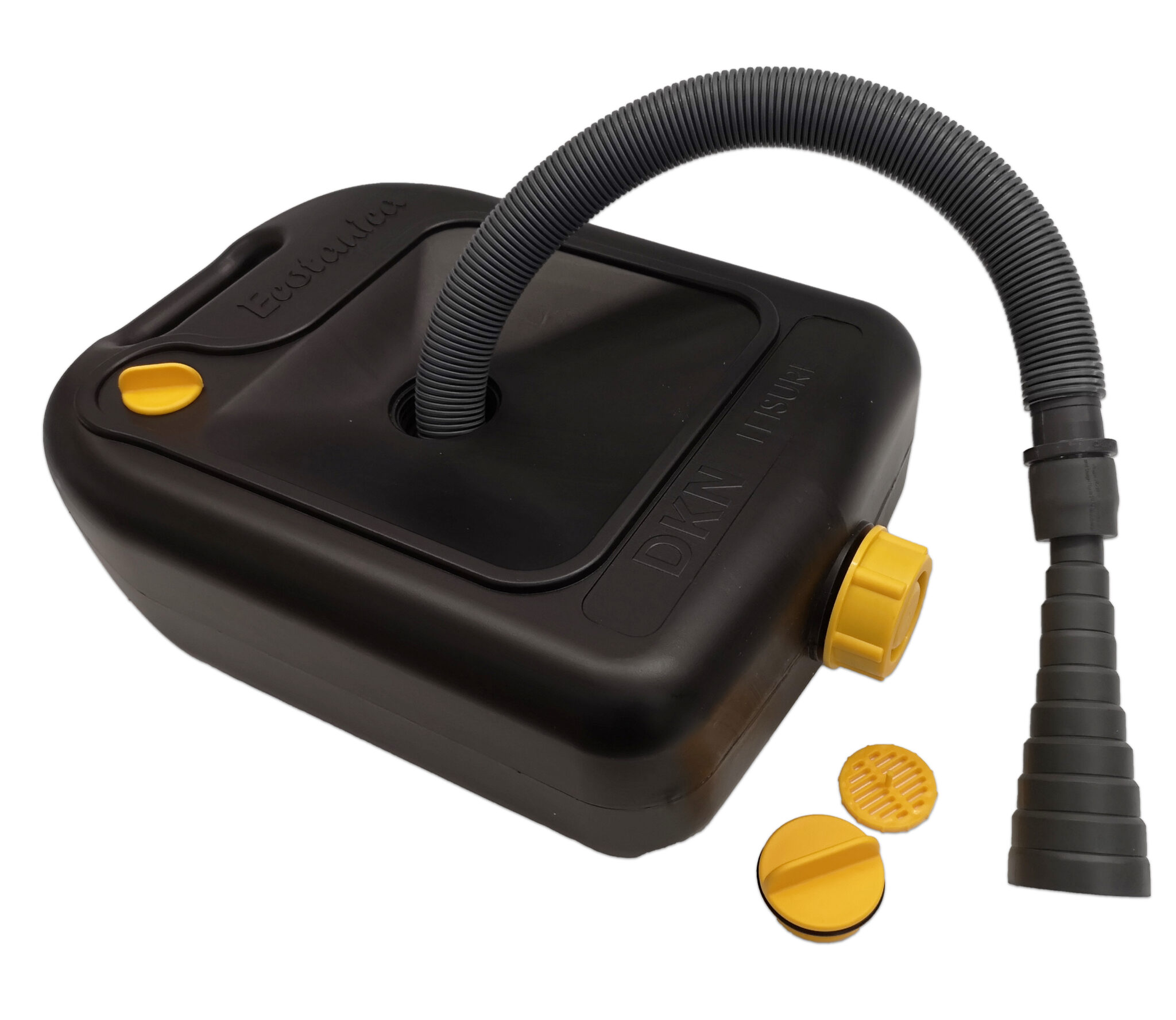 Premium 6L Black Waste Water Container with Waste Hose