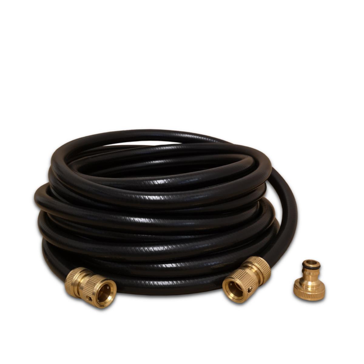 Black Food Grade Hose (Round – Brass Hose Ends) - DKN Online