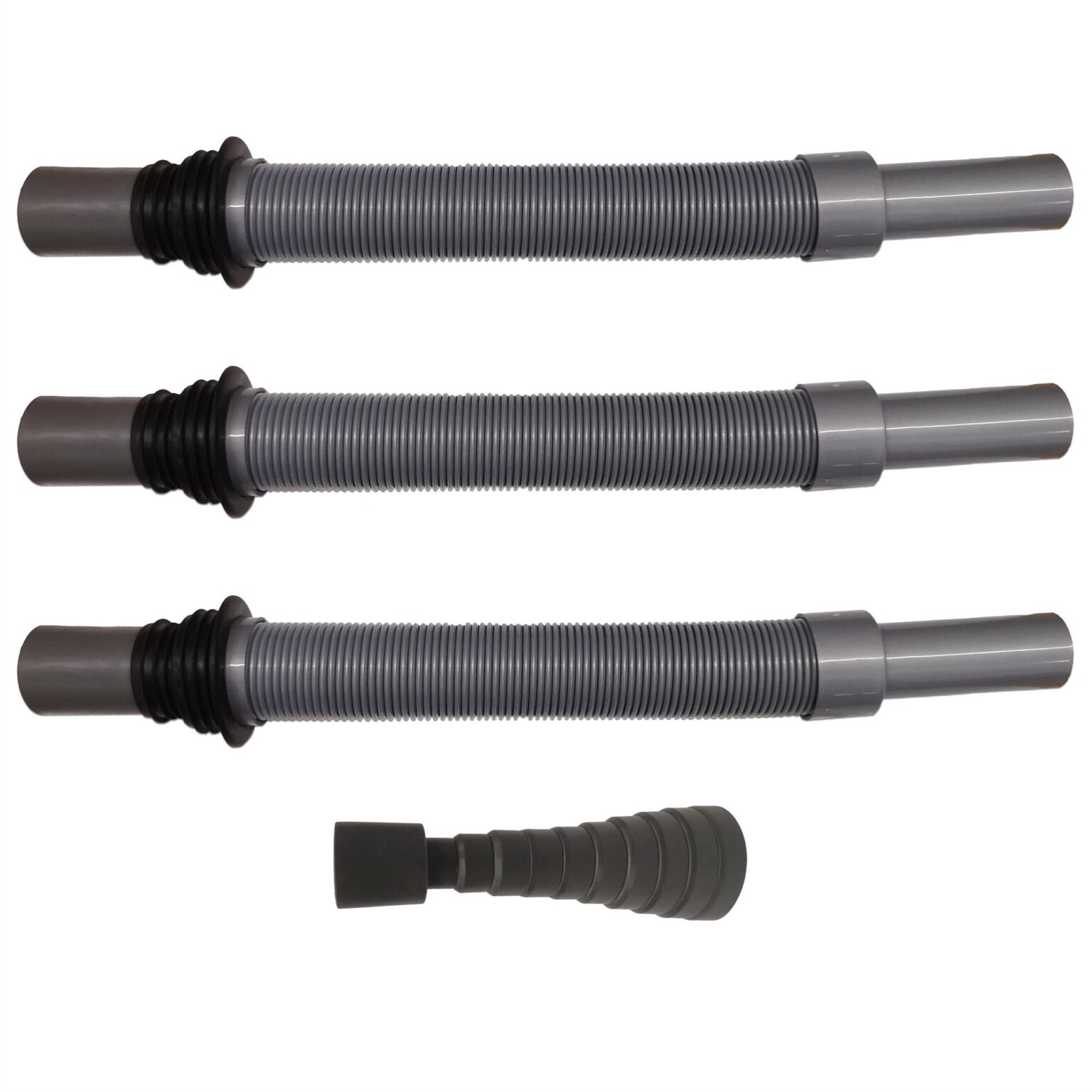 DKN Flexible Waste Pipe 1m x 3 plus Cone Adapter - DKN Online