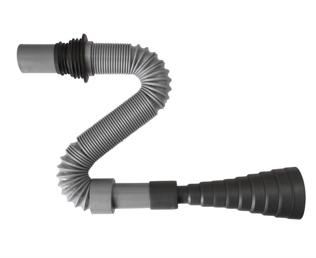 DKN Flexible Waste Pipe 1m x 1 plus Cone Adapter and Brush - DKN Online